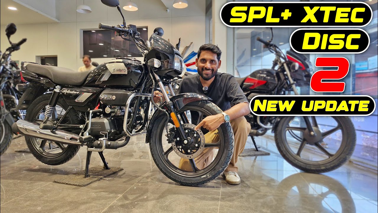 New Hero Splendor Plus Xtec Disc Brake 2025 Model Launch With 2 Update ...
