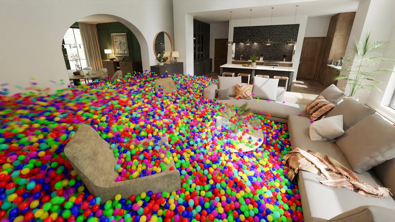 1 Million Balls, House. - YouTube