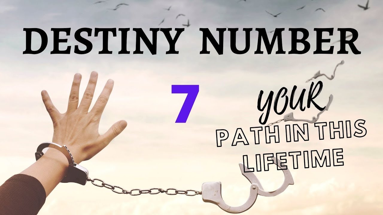 NUMEROLOGY DESTINY NUMBER 7 YouTube