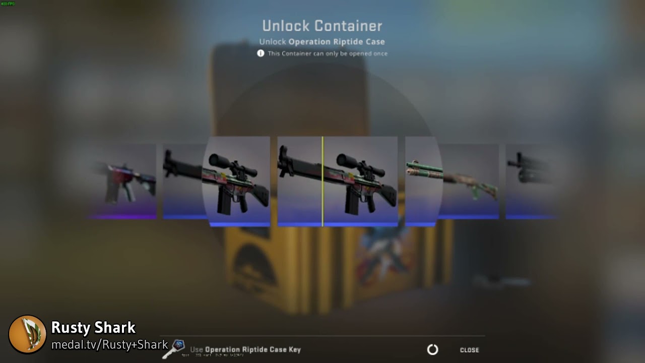 First day of opening Riptide case - YouTube