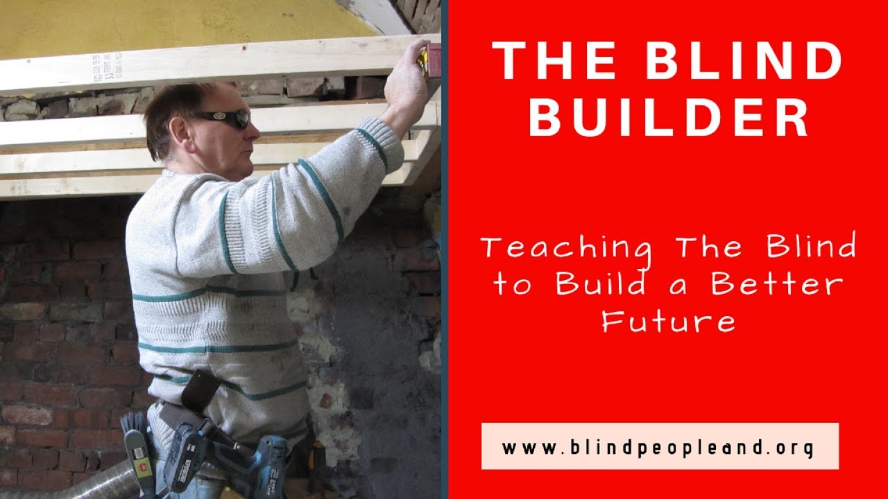 The Blind Builder - Getting Ready to Place Tiles on His Dormer Roof ...