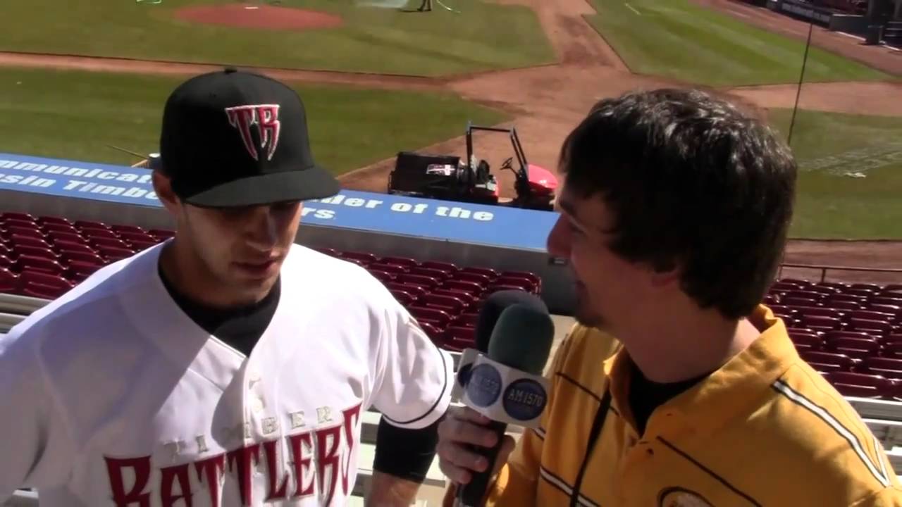 Wisconsin Timber Rattlers Catcher Cameron Garfield - YouTube