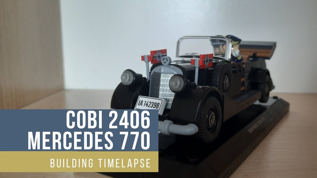 COBI Mercedes 770 Limited Edition (2406) Building Timelapse - YouTube