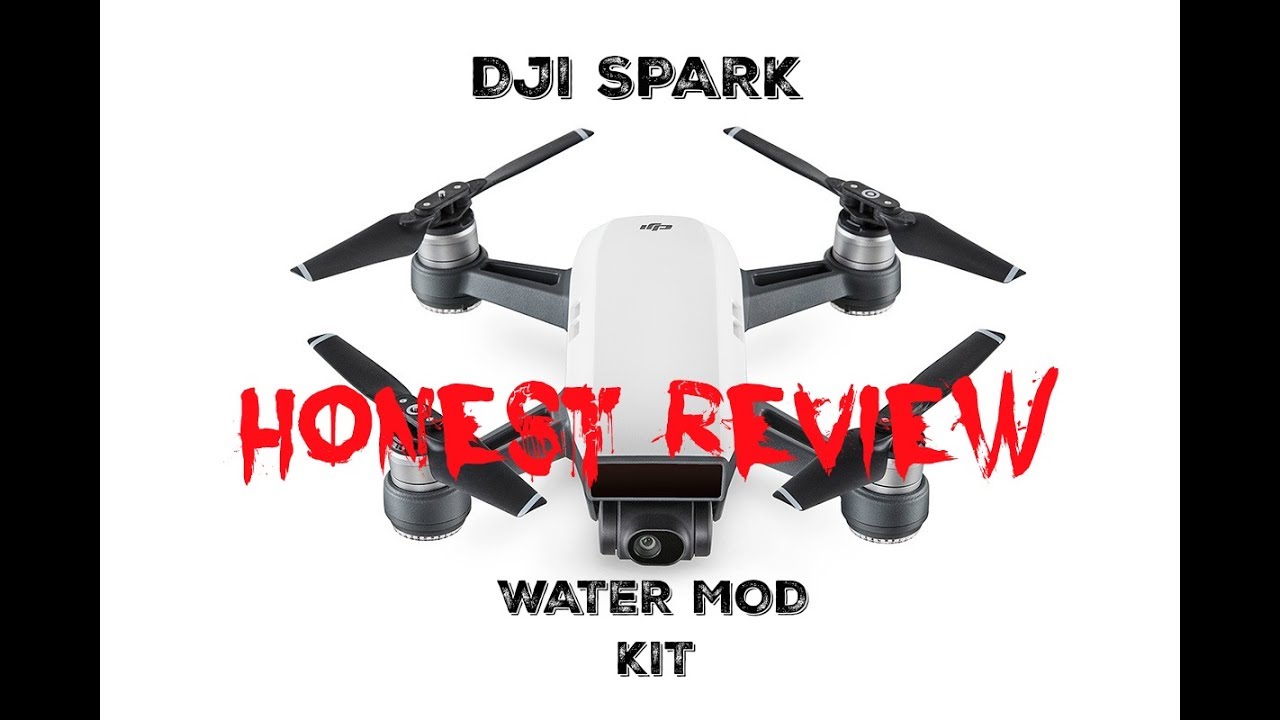 dji spark snow water MOD ''floats''??? - YouTube