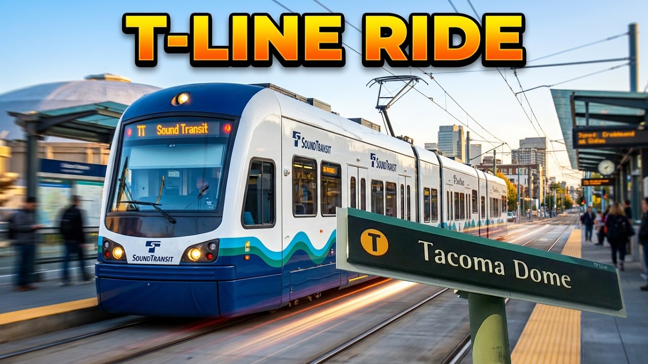 @SoundTransit T-Line (Tacoma Dome Station To St. Joseph)(9-16-2023 ...