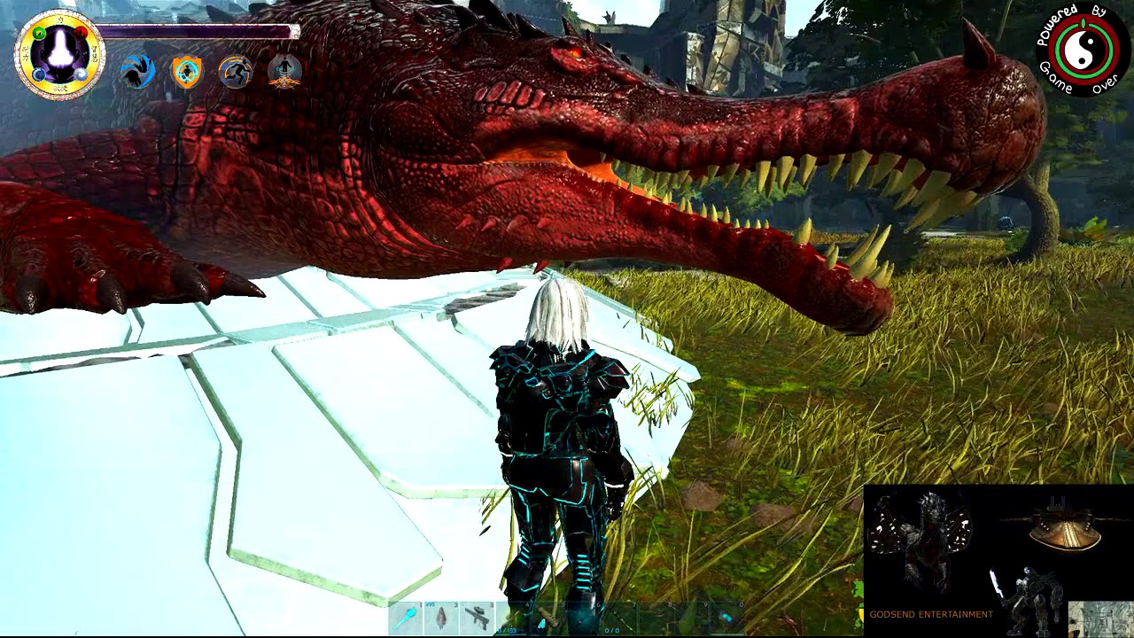 TAMING A APEX SARCO AND FIRST LOOK AT SIMPLE SPAWNERS! [ARK EXTINCTION ...