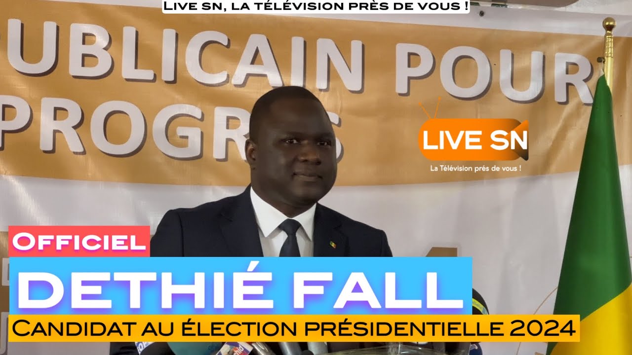 DÉTHIÉ FALL DÉCLARE SA CANDIDATURE AU ÉLECTION PRÉSIDENTIELLE 2024 (VF ...