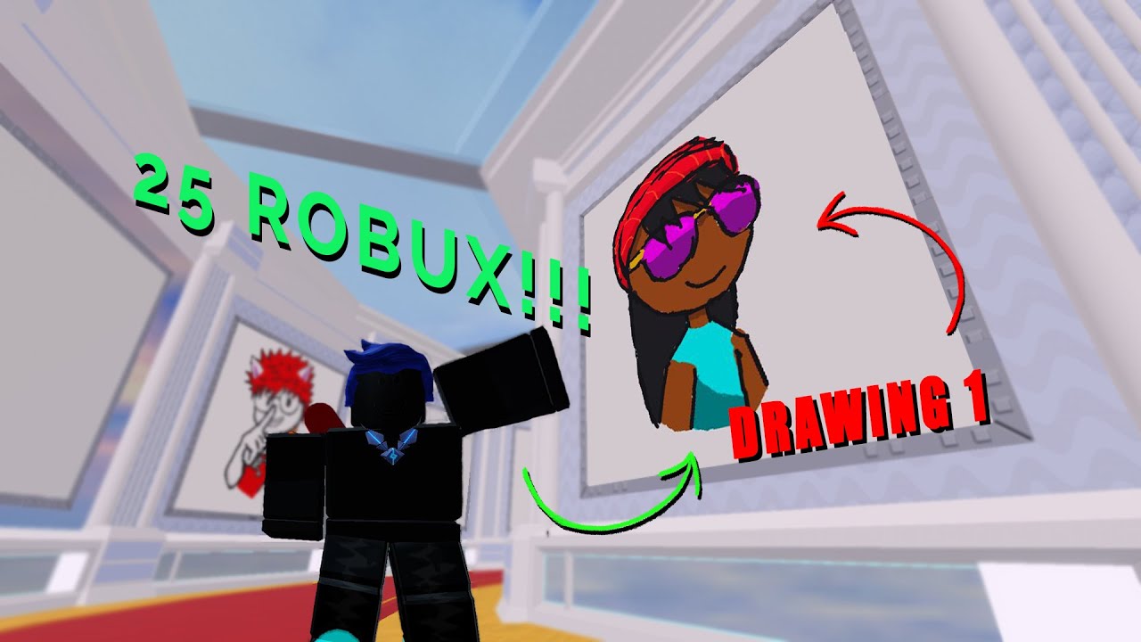 Drawing Player's Avatars for ROBUX - YouTube