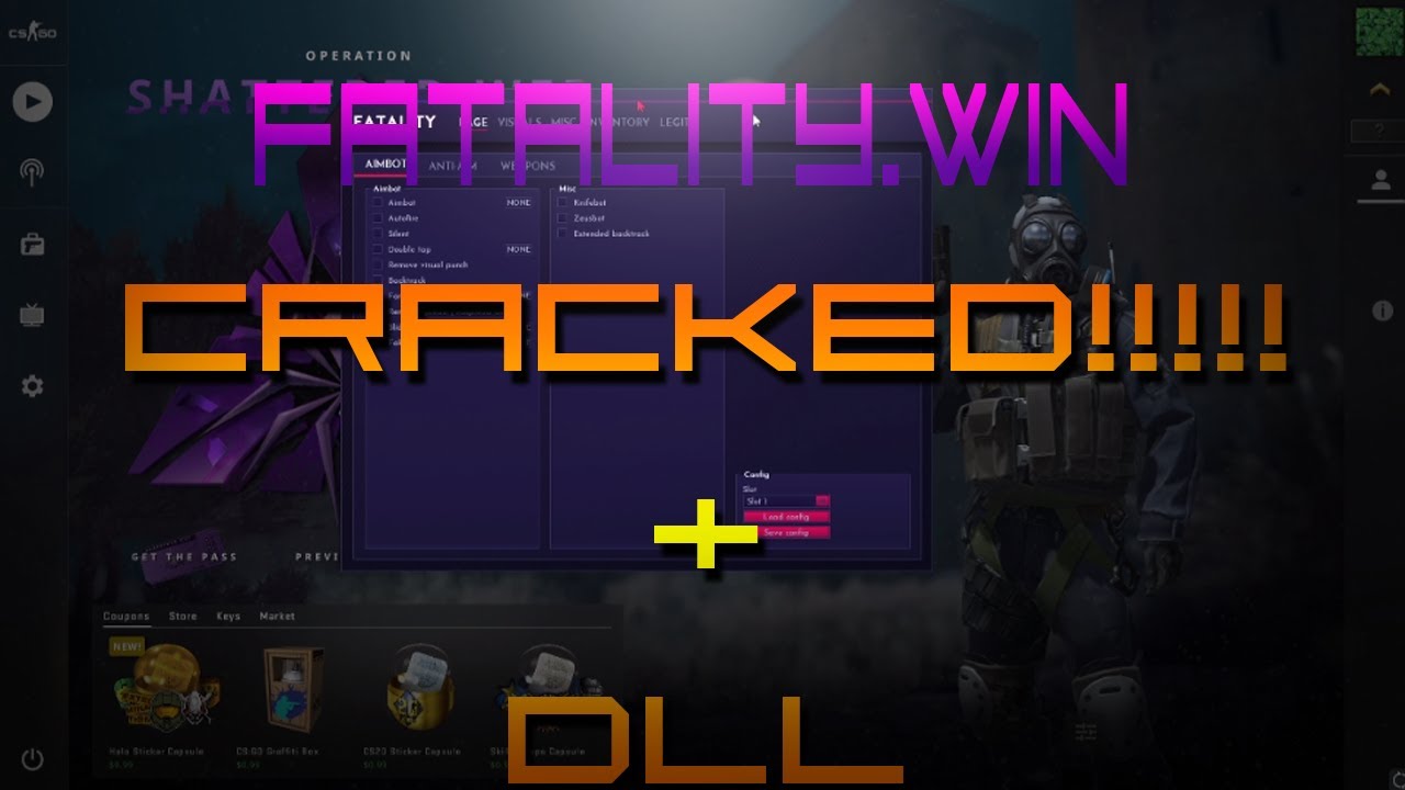 Fatality.win CRACK DLL+CONFIG! (CS:GO FREE HvH CHEAT) - YouTube