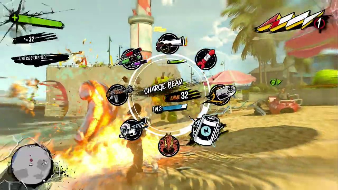 Sunset Overdrive, Oily Monsters form an Oil Rig - YouTube