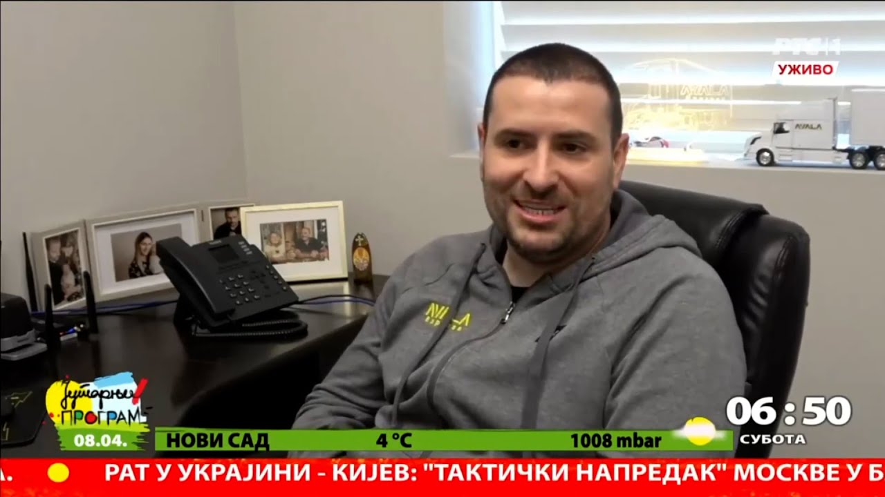 Avala Express kamioni osvajaju Ameriku - Jutarnji Program RTS - YouTube