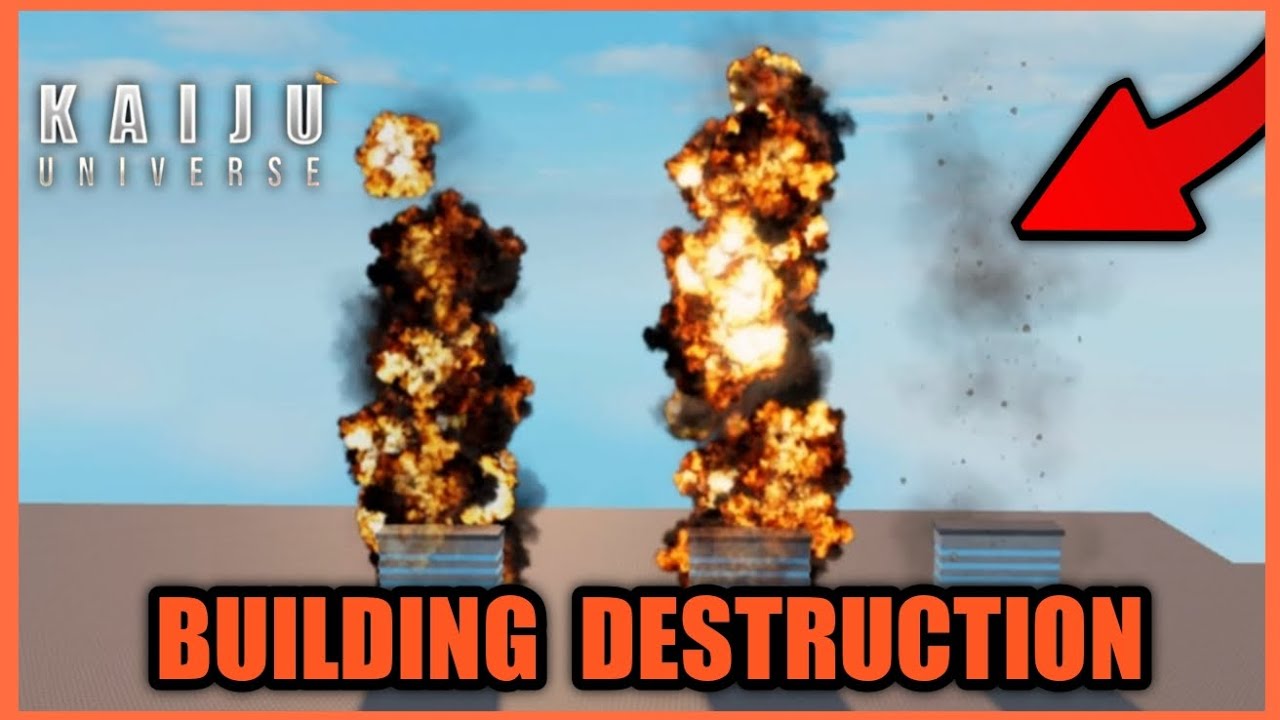 BUILDING DESTRUCTION CONCEPT TEASER ROBLOX KAIJU UNIVERSE - YouTube