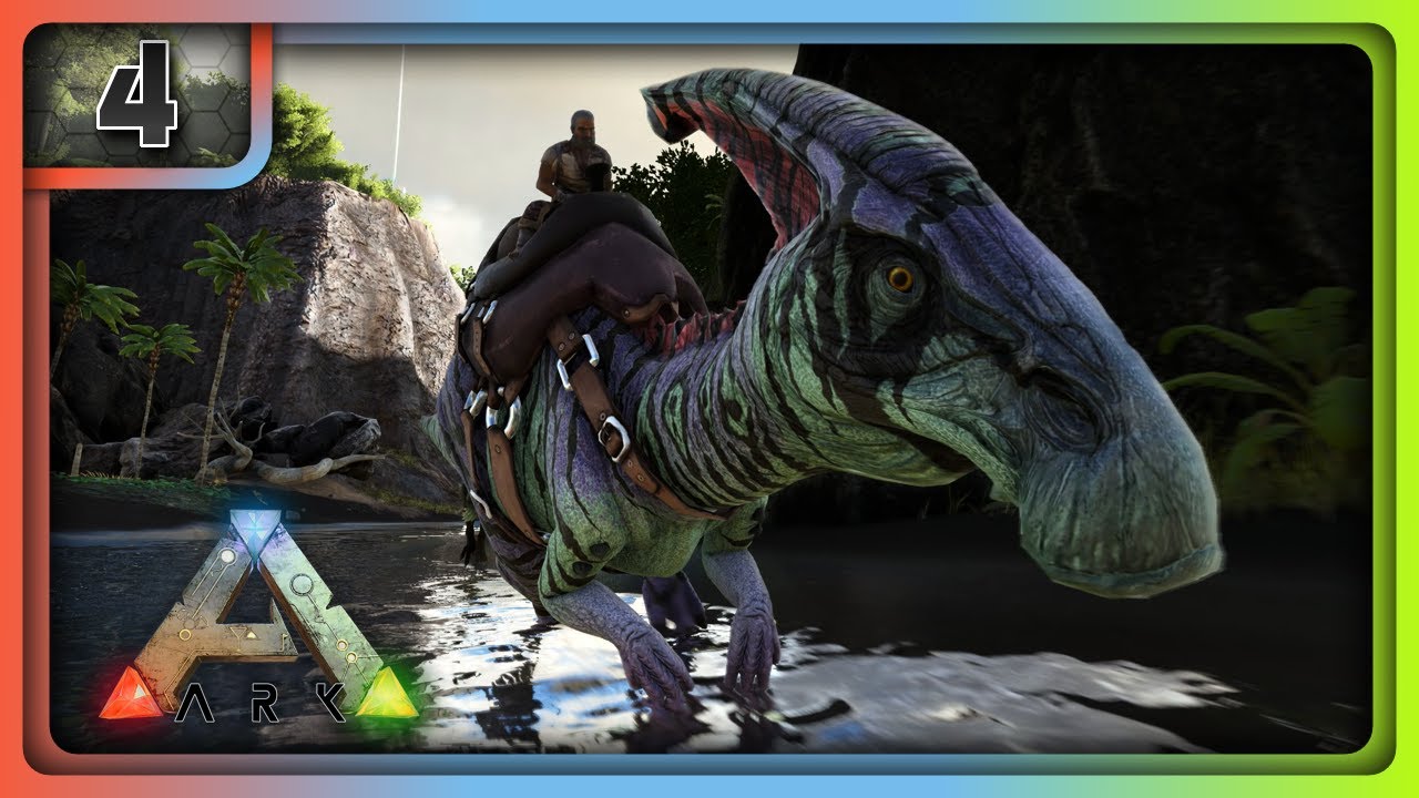 No te Metas con el Parasaurio | ARK: Survival Evolved | The Island - #4 ...