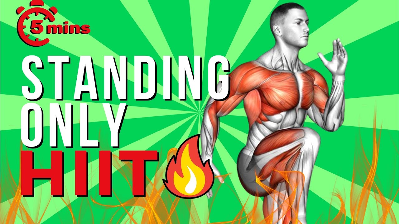 Get RIPPED! 5 Minute At Home HIIT Workout (No Equipment Needed) - YouTube