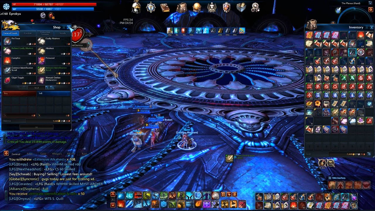 TERA (Crafting VM1, VM2 and Masterworking with only 3 scrolls ) - YouTube