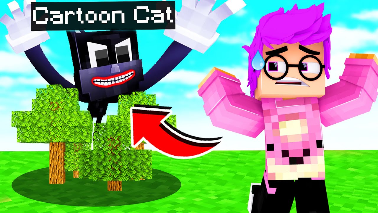 Can LANKYBOX Survive CARTOON CAT In MINECRAFT!? (LankyBox Minecraft ...