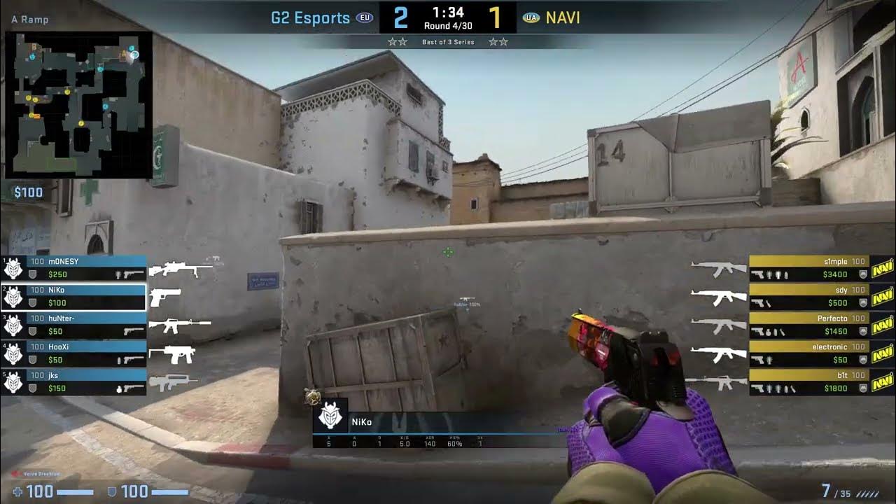 CS:GO POV Demo G2 NiKo (26/22) vs NaVi (de_dust2) @ ESL Pro League Season 16 - YouTube