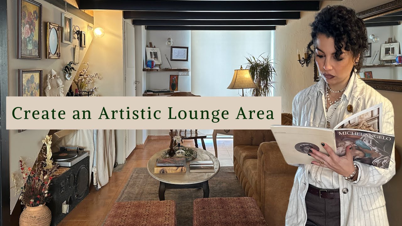 How to Create an Artistic Lounge Area | Art Gallery & Art studio ...