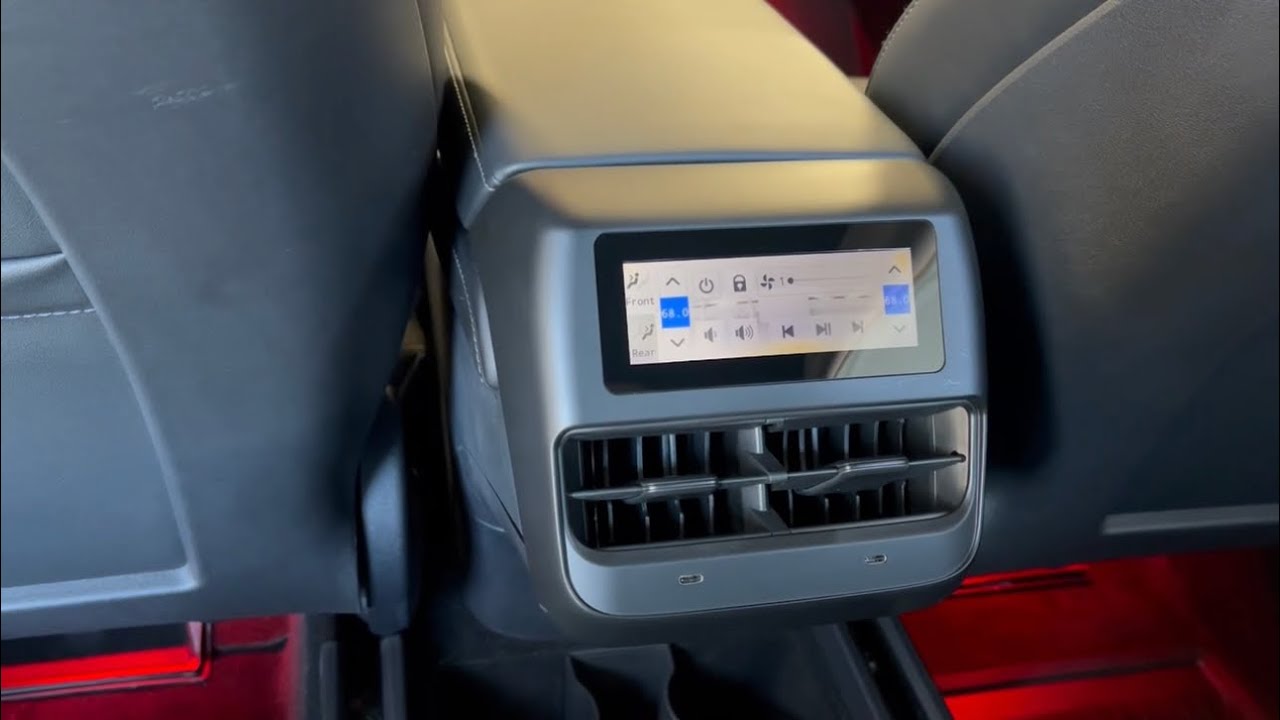 2023 Tesla Model Y Rear Display Controller! - YouTube