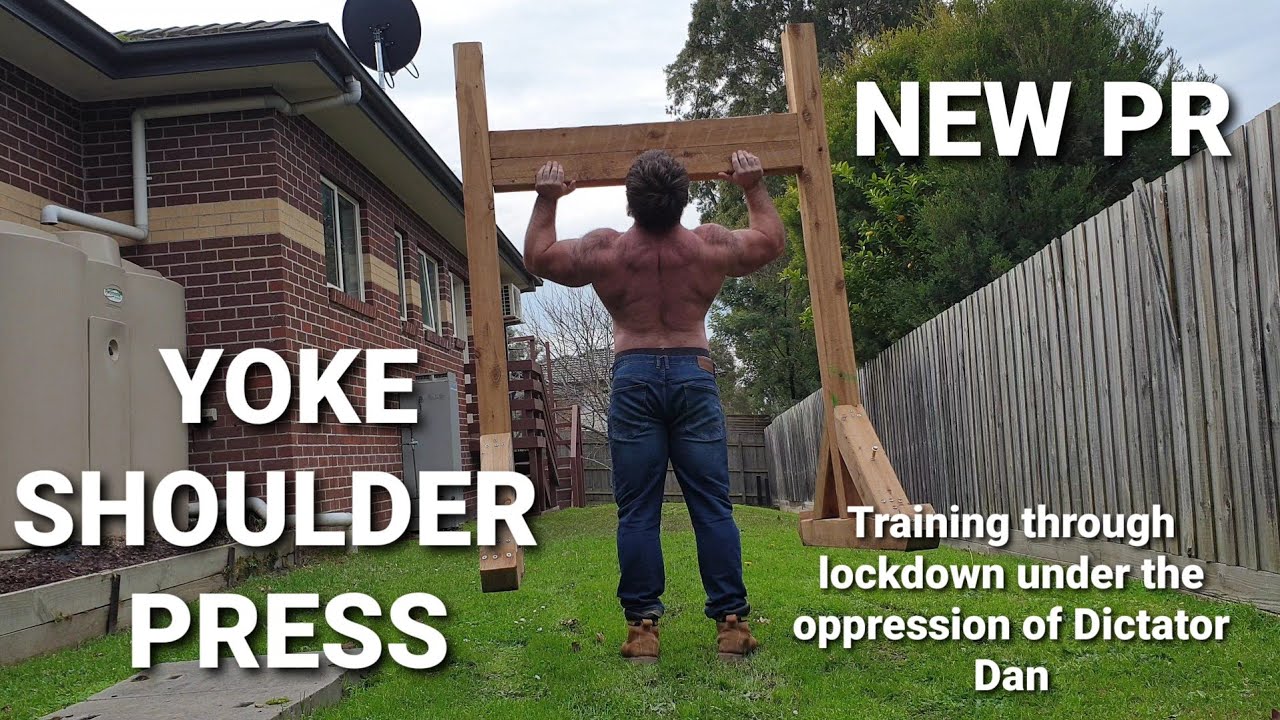 Yoke Press - New PR 20 Reps - YouTube