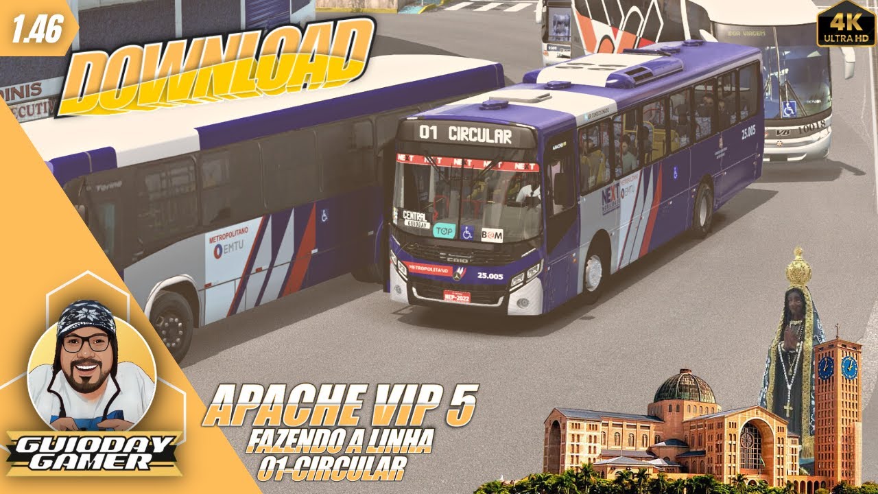 🟢[DOWNLOAD]CAIO APACHE VIP 5/FAZENDO A LINHA CIRCULAR/1.46 TESTANDO MOD ...