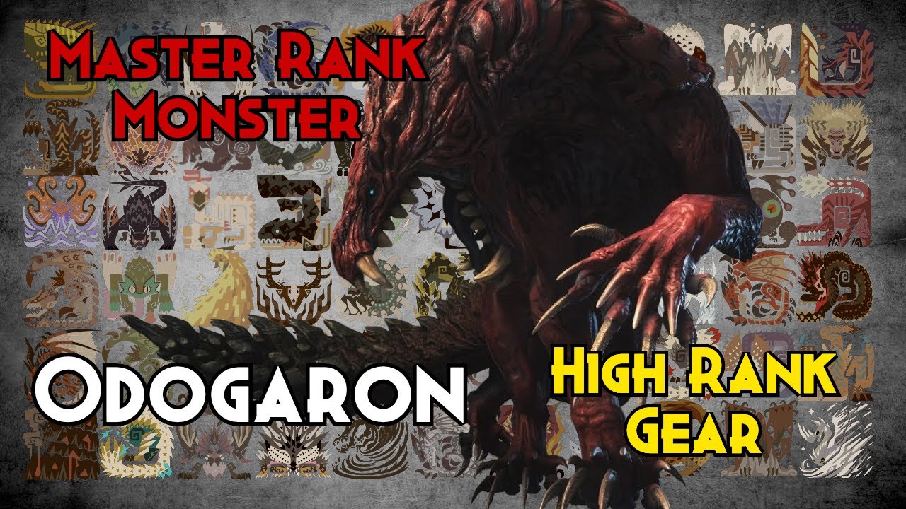 Odogaron - High Rank Gear ONLY | Monster Hunter World: Iceborne - YouTube