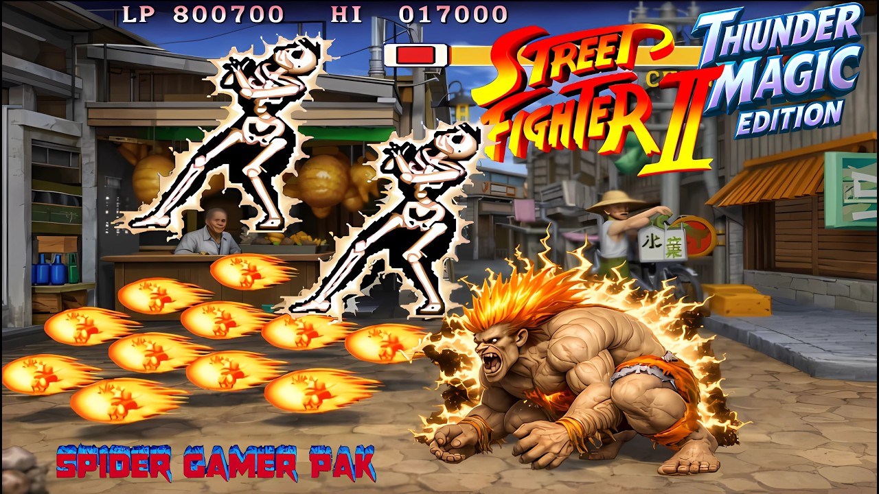 Extreme Fight Ability Of Blanka In Street Fighter 2 Thunder Magic ...
