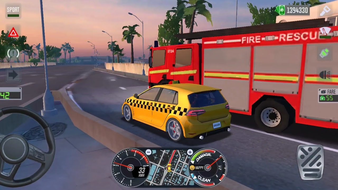 Mini 🚖 Drive In Los Angeles-Taxi Sim 2022 Night 🌙 Gameplay Ep46. - YouTube