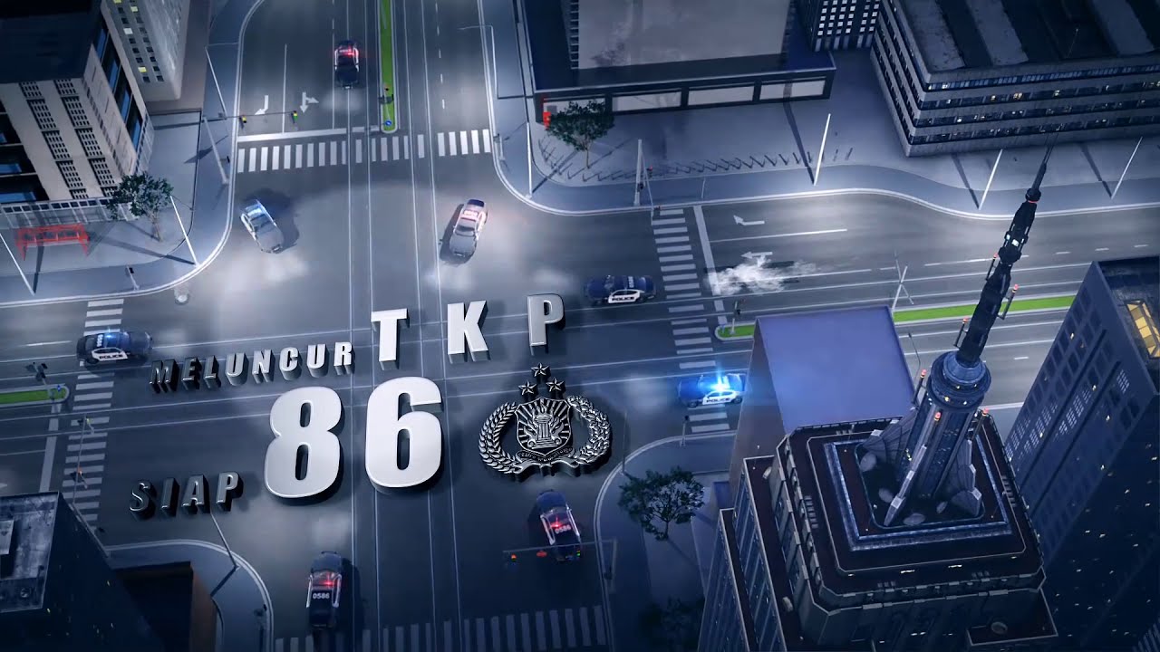 MELUNCUR TKP SIAP 86 | 8 VIDEO INTRO LOGO FUNGSI POLRI - YouTube