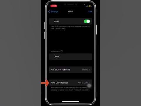 Set WIFI Auto Join Hotspot To Automatic..! #iphone #shortsfeed #tipsandtricks - YouTube