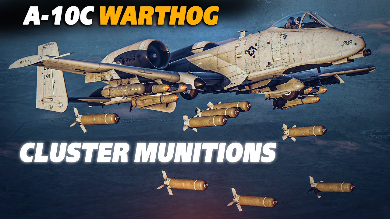 A-10C Warthog Cluster Munition Delivery | CBU-97 | Digital Combat ...