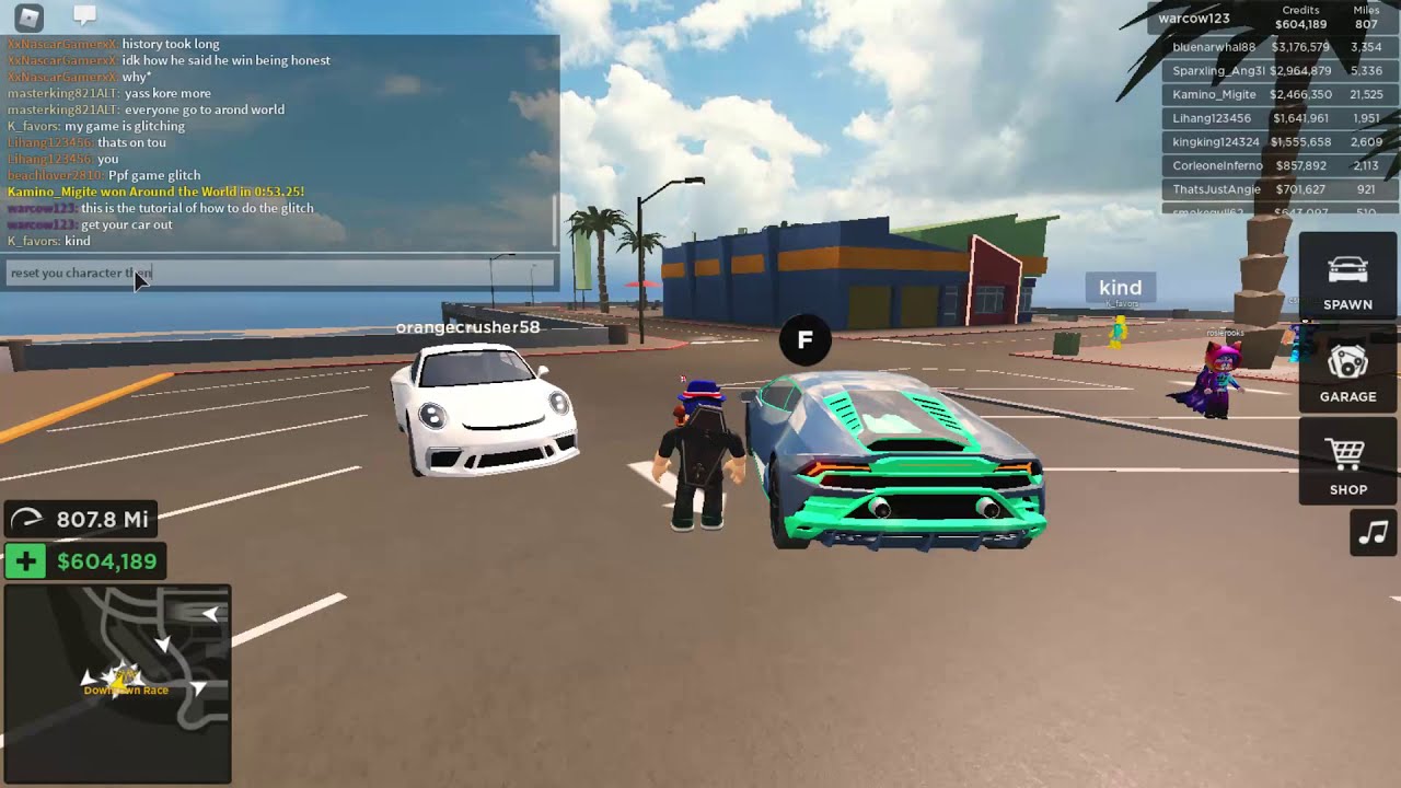 Tutorial of glitch (Vehicle Simulator) - YouTube