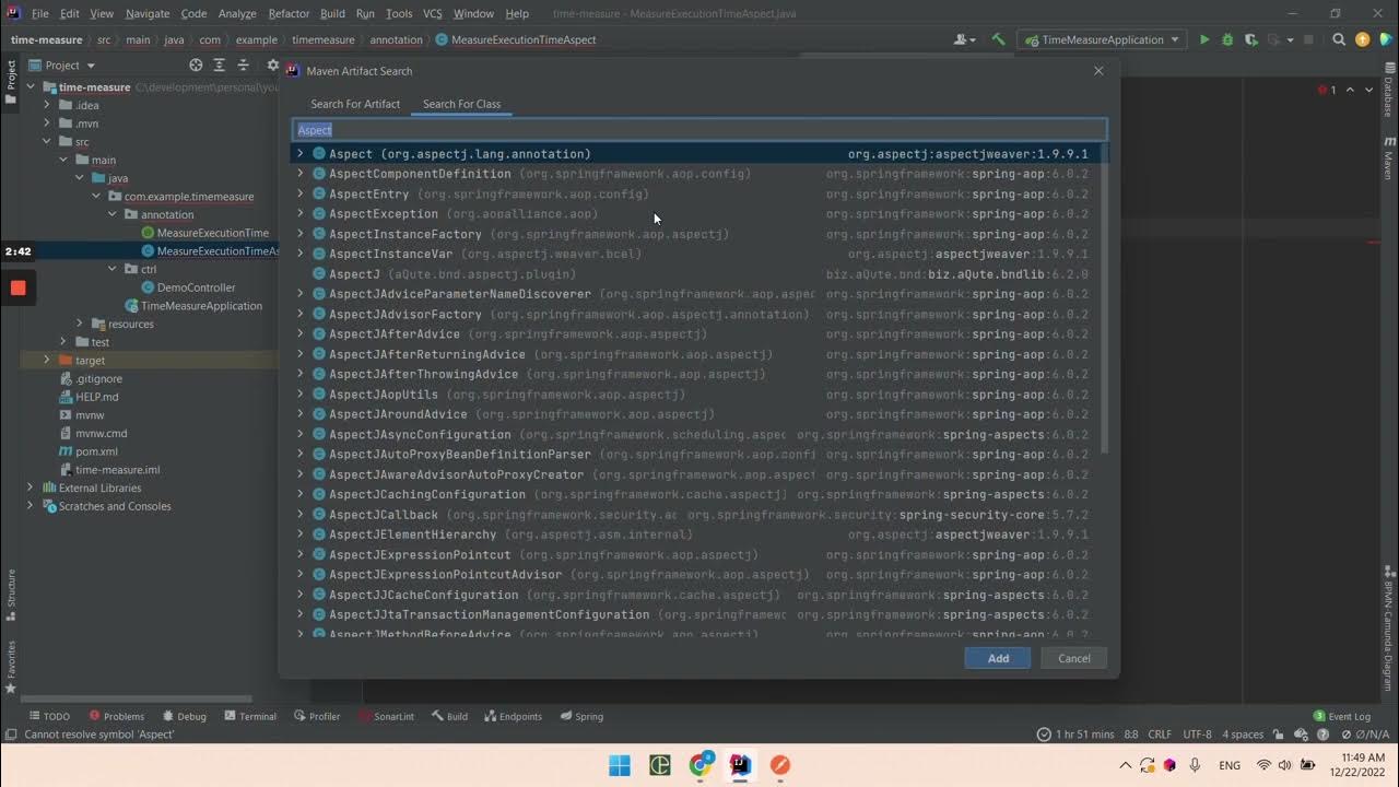 Java Custom Annotation To Measure Execution Time On Method Api Youtube