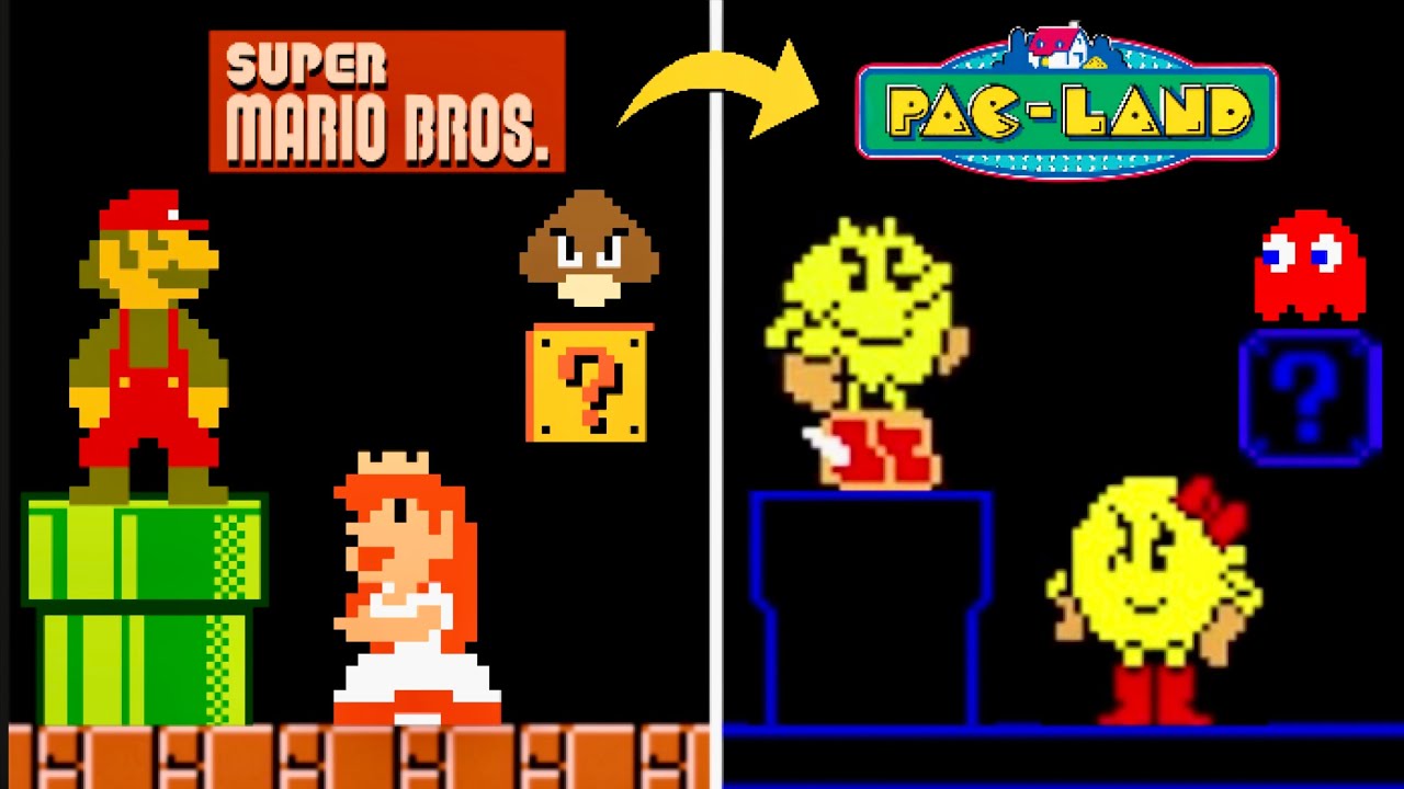 What if Super Mario Bros. was a Pac-Land game?! - YouTube