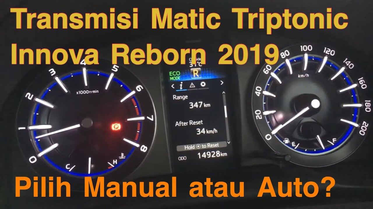 Transmisi Matic Triptonic Innova Reborn Type V 2019 - YouTube