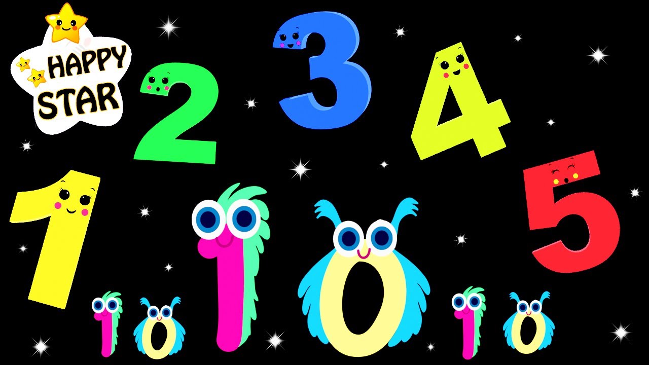 Happy Star Dancing - Number Dance - 1 to 10 Numbers - Baby Sensory ...