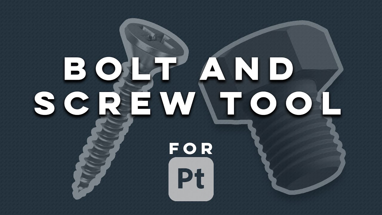 Screw and Bolt Tool - Feature Showcase - Substance Painter - YouTube