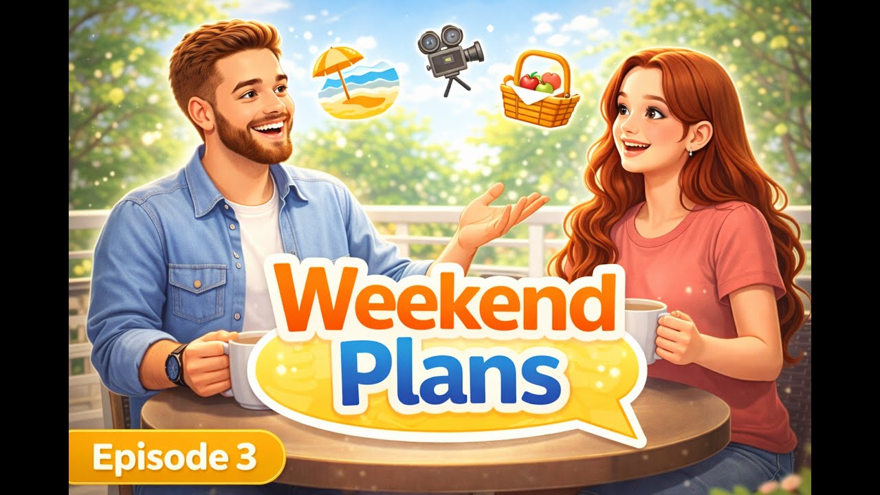 Easy English Conversation: Weekend Plans (ESL Listening Practice ...