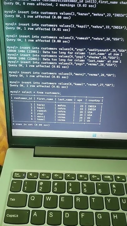 how to create database in MySql | how to use delete, update queries in MySql | #india # ...