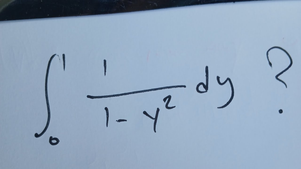 Improper integral of the second kind.how to evaluate - YouTube