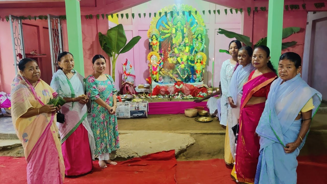 Basanti Puja 2024 | Dadi ka birthday | Day 269 | Arpana Phonglo | Northeast India - YouTube