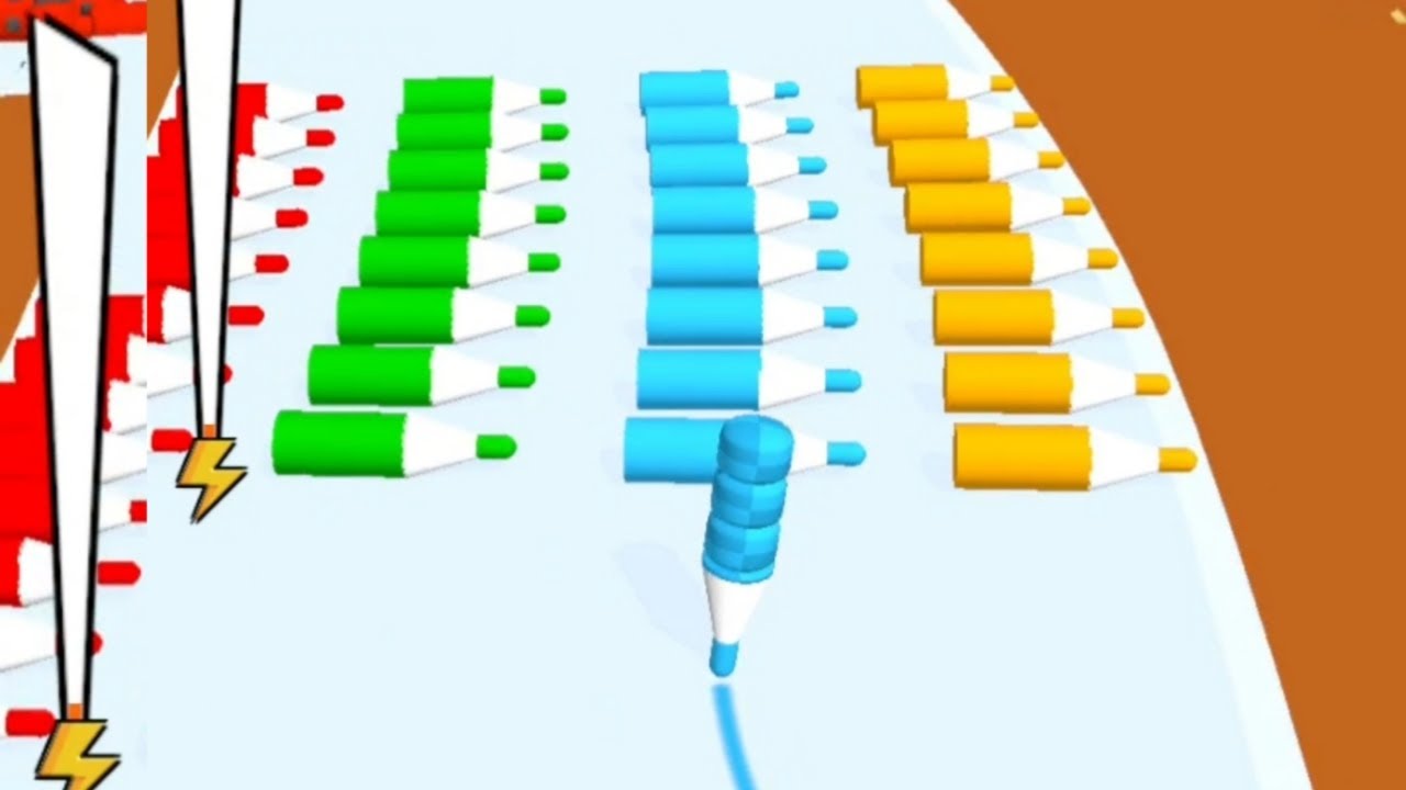 Crayon Rush 3D - Color Math Games (MAX Level) - YouTube