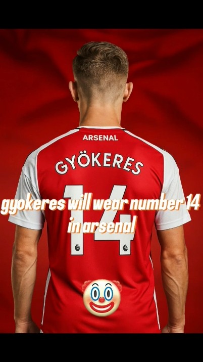 victor gyokeres will wear Thierry Henry number in arsenal "number 14"# ...