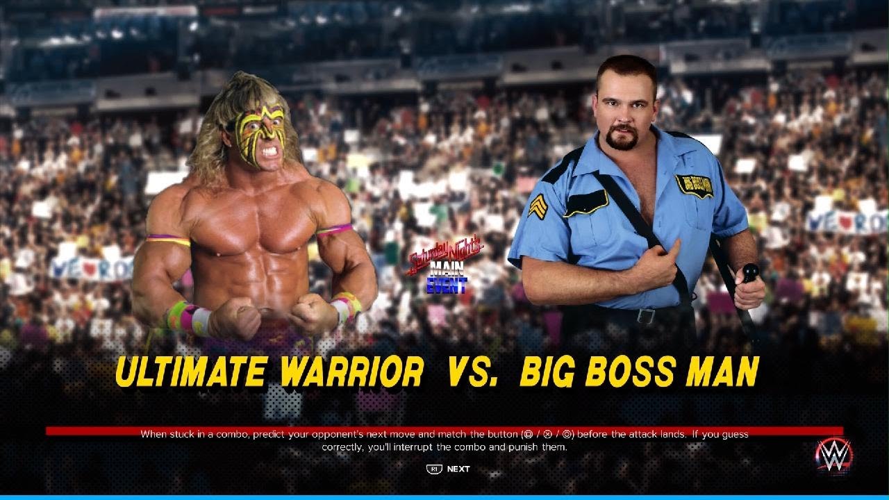 The Ultimate Warrior vs the Big Boss Man - YouTube