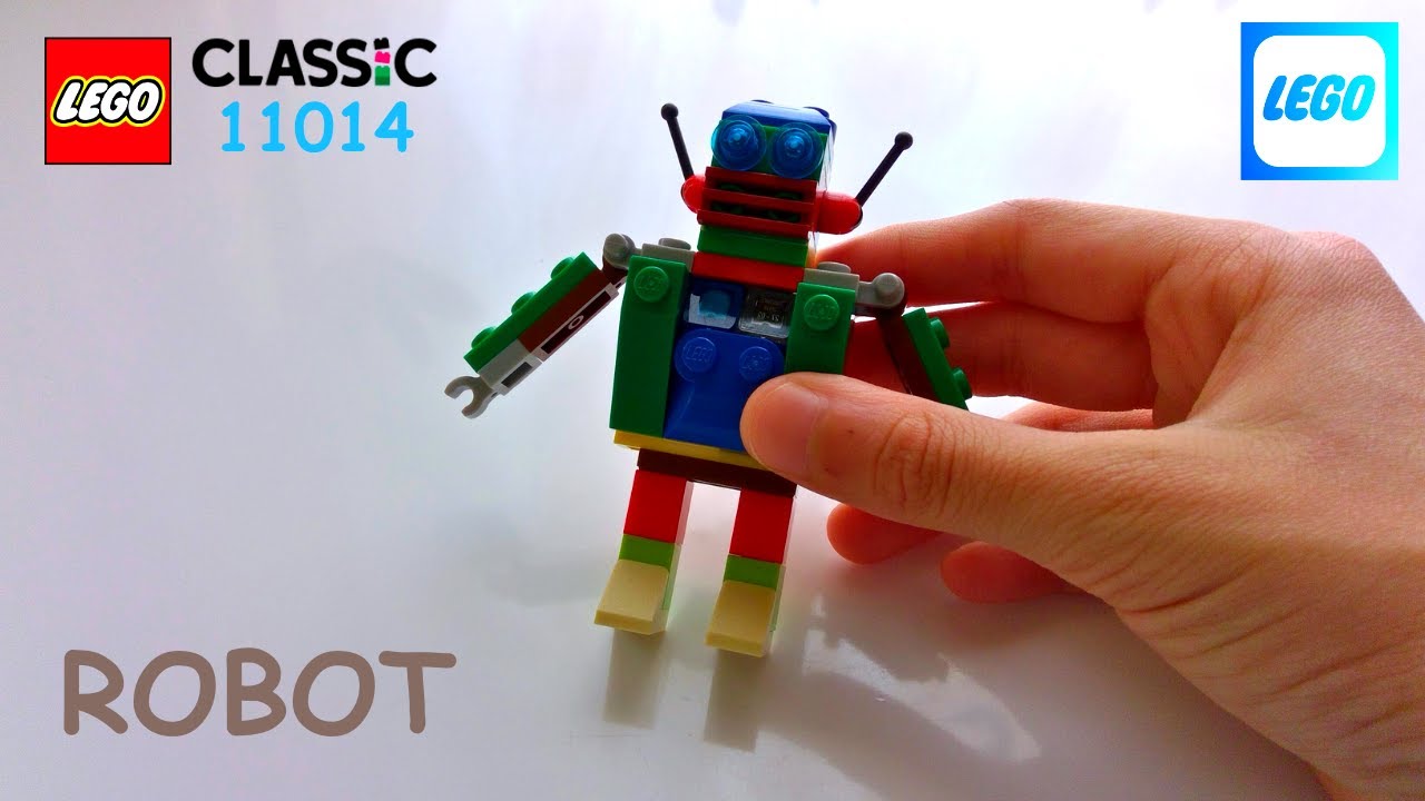 Lego Classic 11014 Robot Building Instructions 028 - YouTube