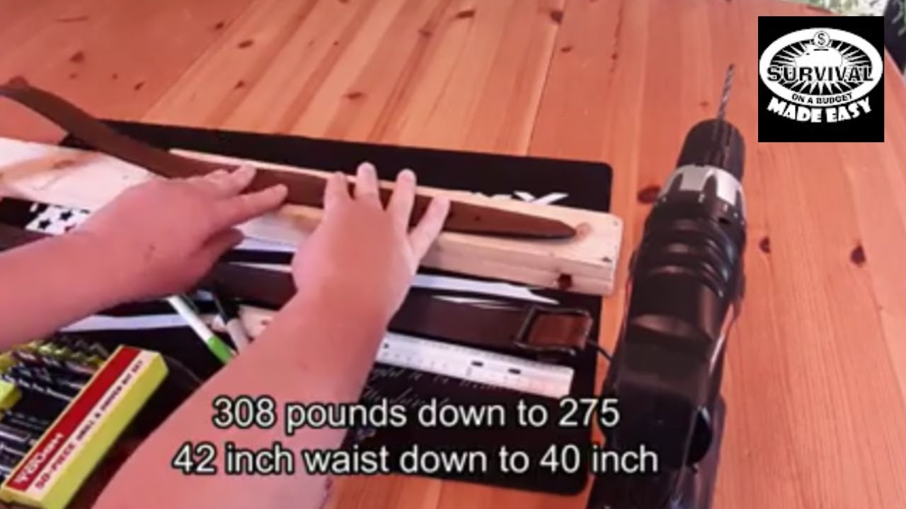 Adding a Hole to a Belt - YouTube