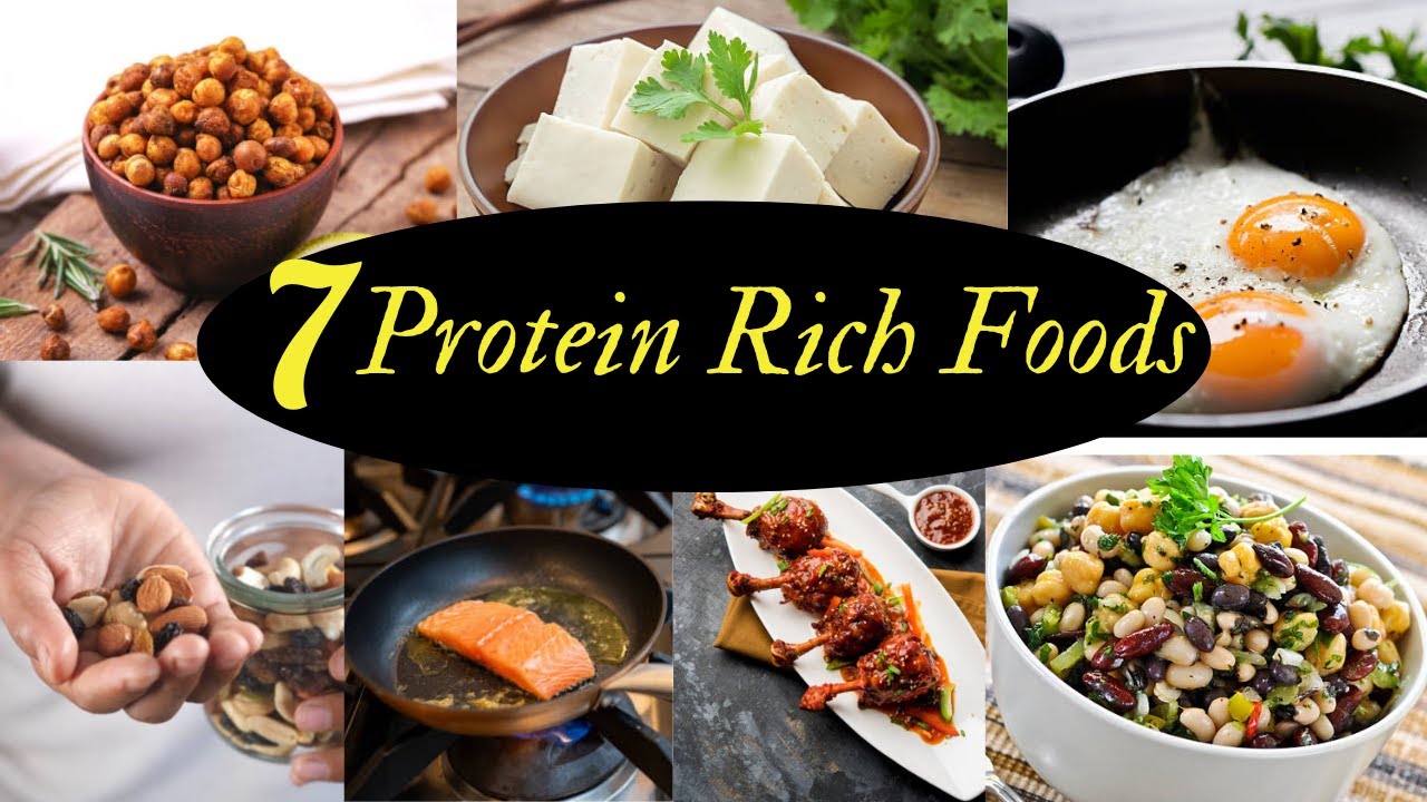 Top 7 PROTEIN Rich Foods..|| Foods That Transform Your Fitness|| - YouTube