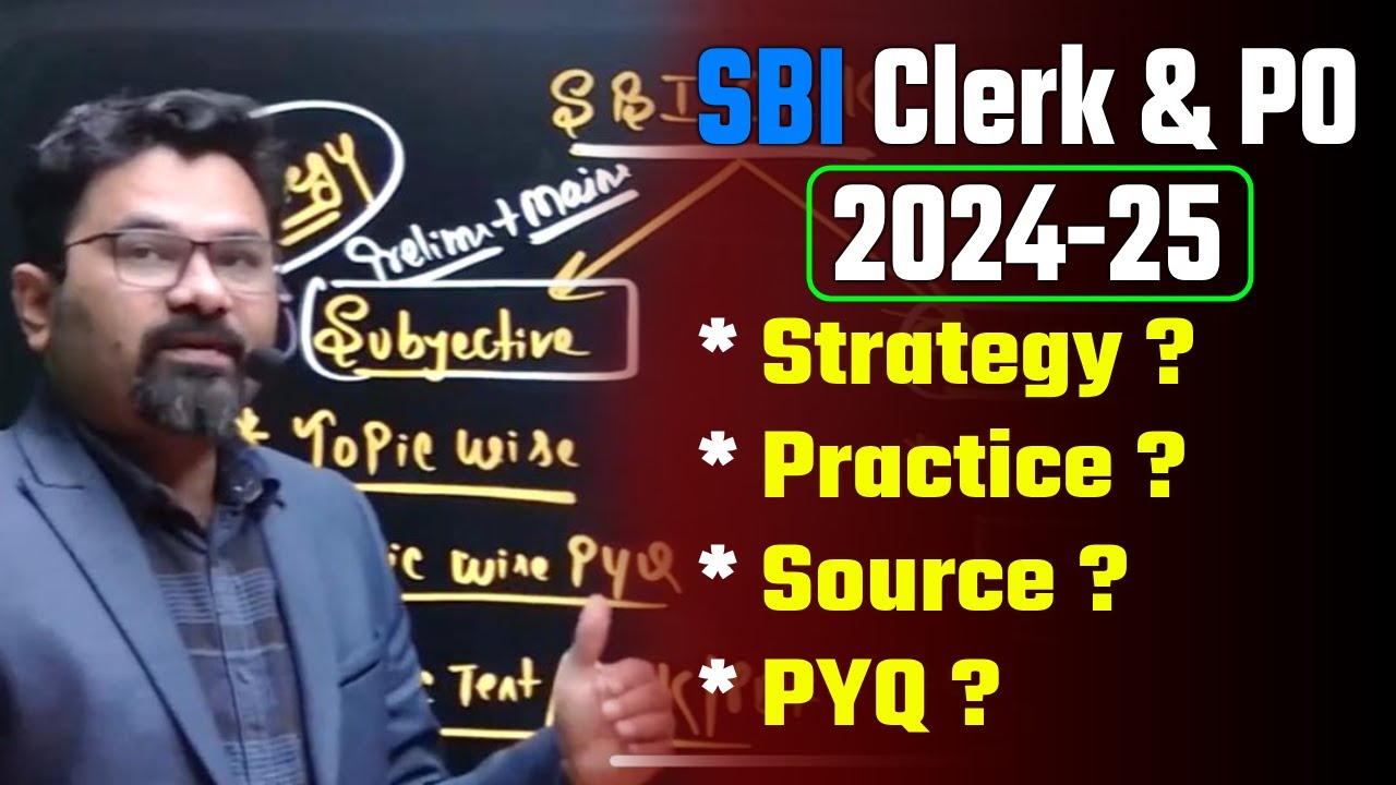 SBI Clerk I How To Study Smartly and Effectively I Selection वाली ...