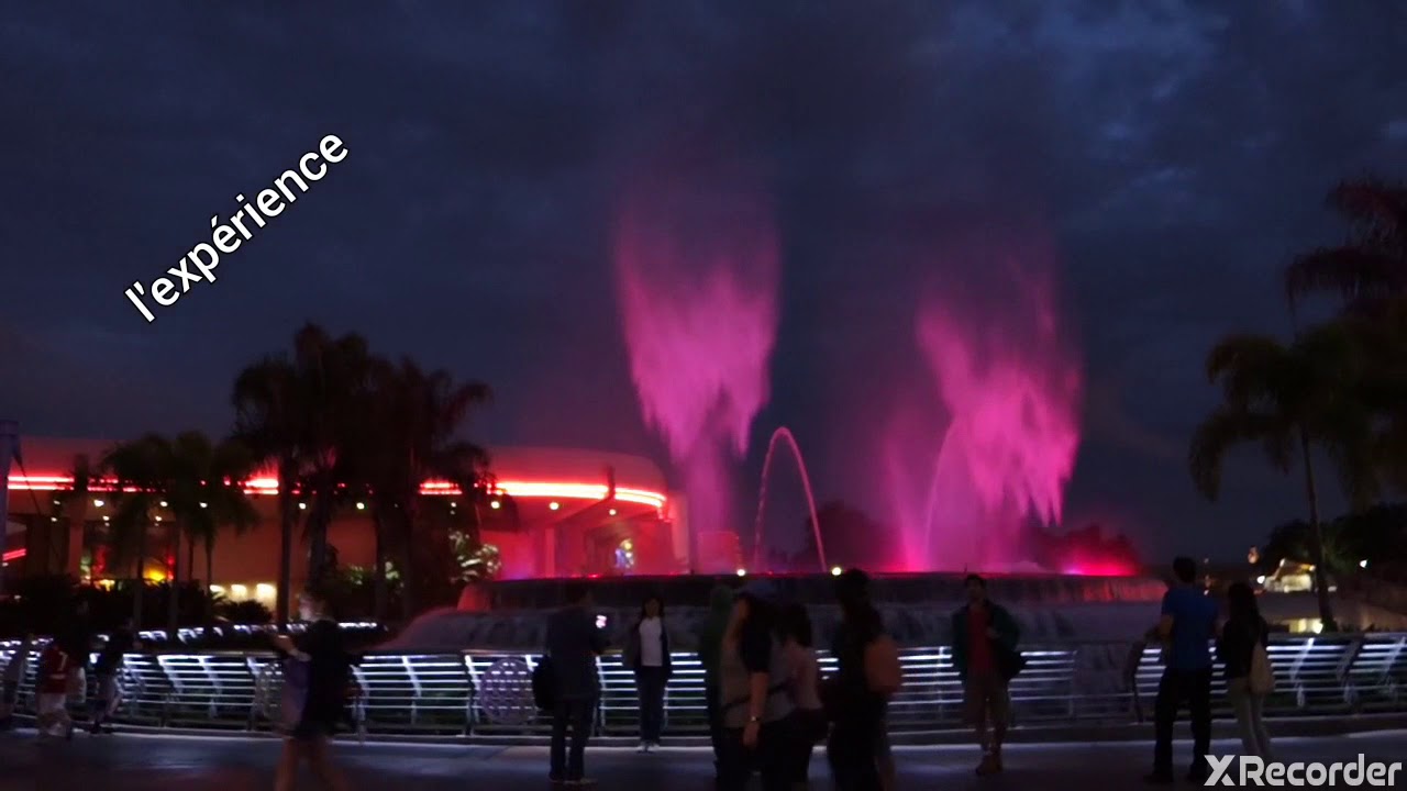 Epcot Fountain Show , Walt Disney World Full HD - YouTube