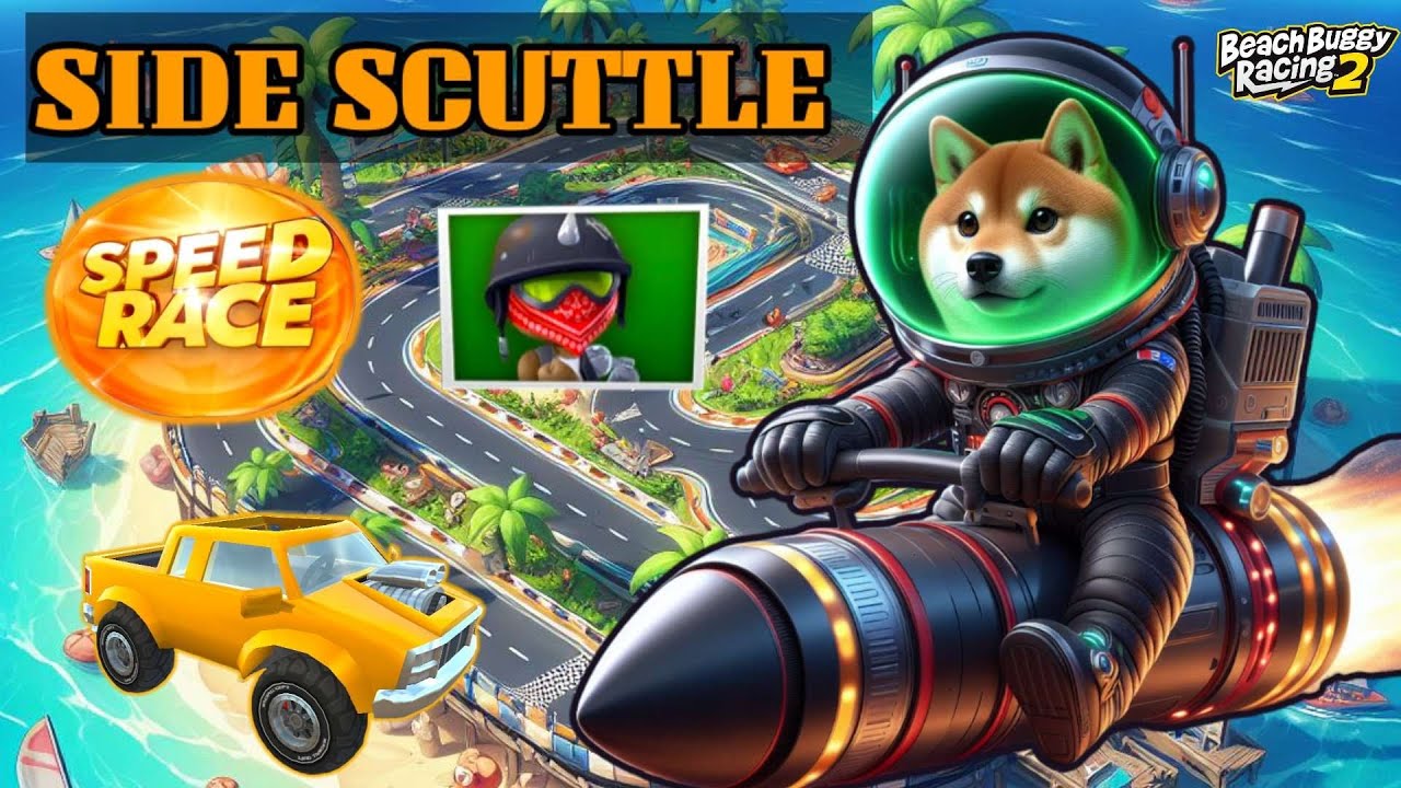 Side Scuttle 🦀🍪"Speed Race" |🏆 Clutch + Heart Candy 🏆| 🦏 Rhino | (Beach ...